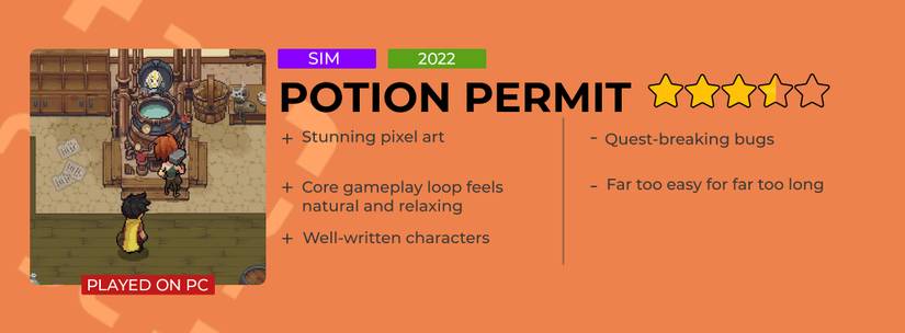 Potion Permit Review - A Chemist’s Life For Me