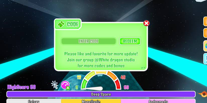 Racing Rocket Codes - Roblox