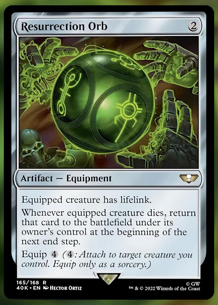 Every Card In The Warhammer 40K Necron Dynasties Commander Deck – MTG