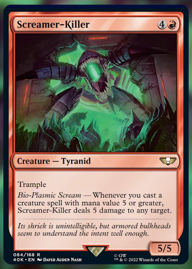 Every New Card In The Warhammer 40K Tyranid Swarm Commander Deck – MTG