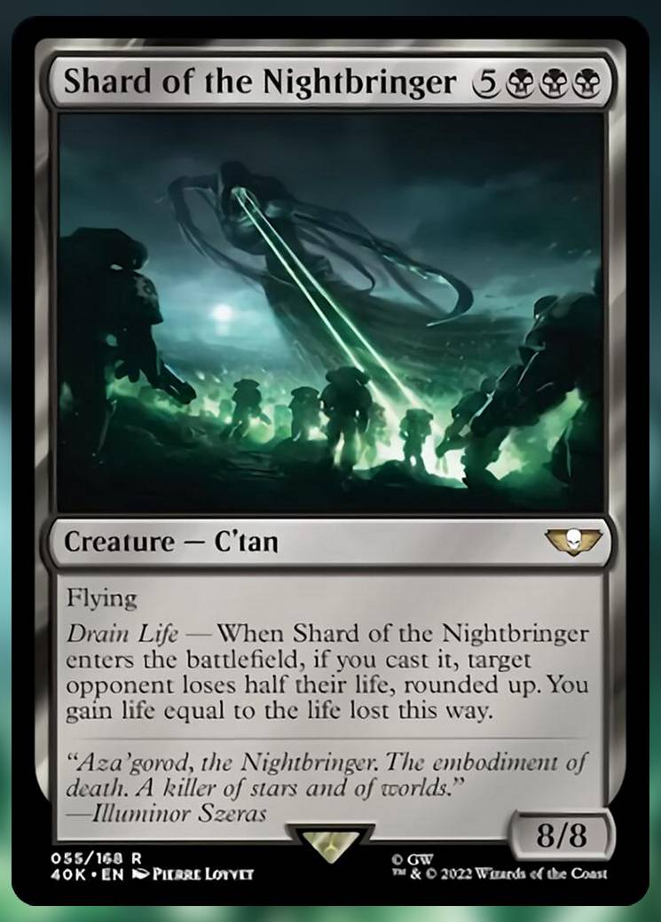 Every Card In The Warhammer 40K Necron Dynasties Commander Deck – MTG