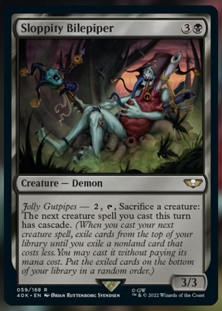 Every Card In The Warhammer 40K The Ruinous Powers Commander Deck – MTG