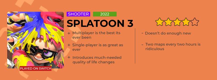 Splatoon 3 Review - Splat Hard With A Vengeance
