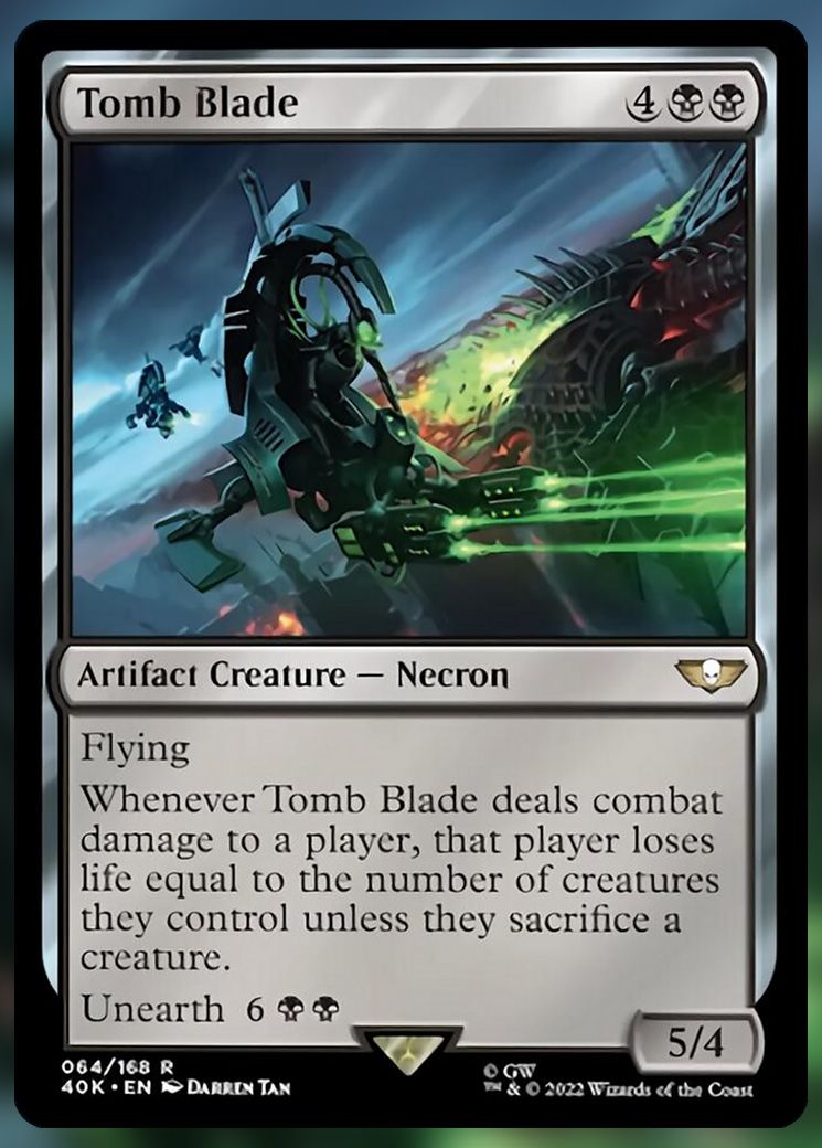 Every Card In The Warhammer 40K Necron Dynasties Commander Deck – MTG