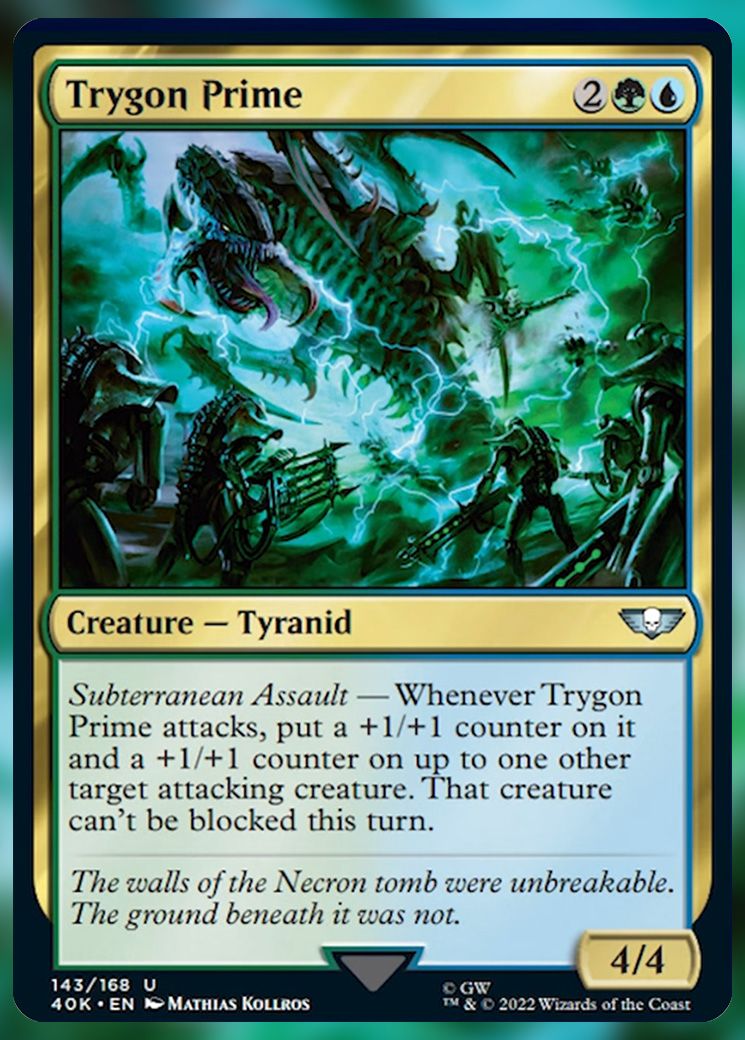 Every New Card In The Warhammer 40K Tyranid Swarm Commander Deck – MTG