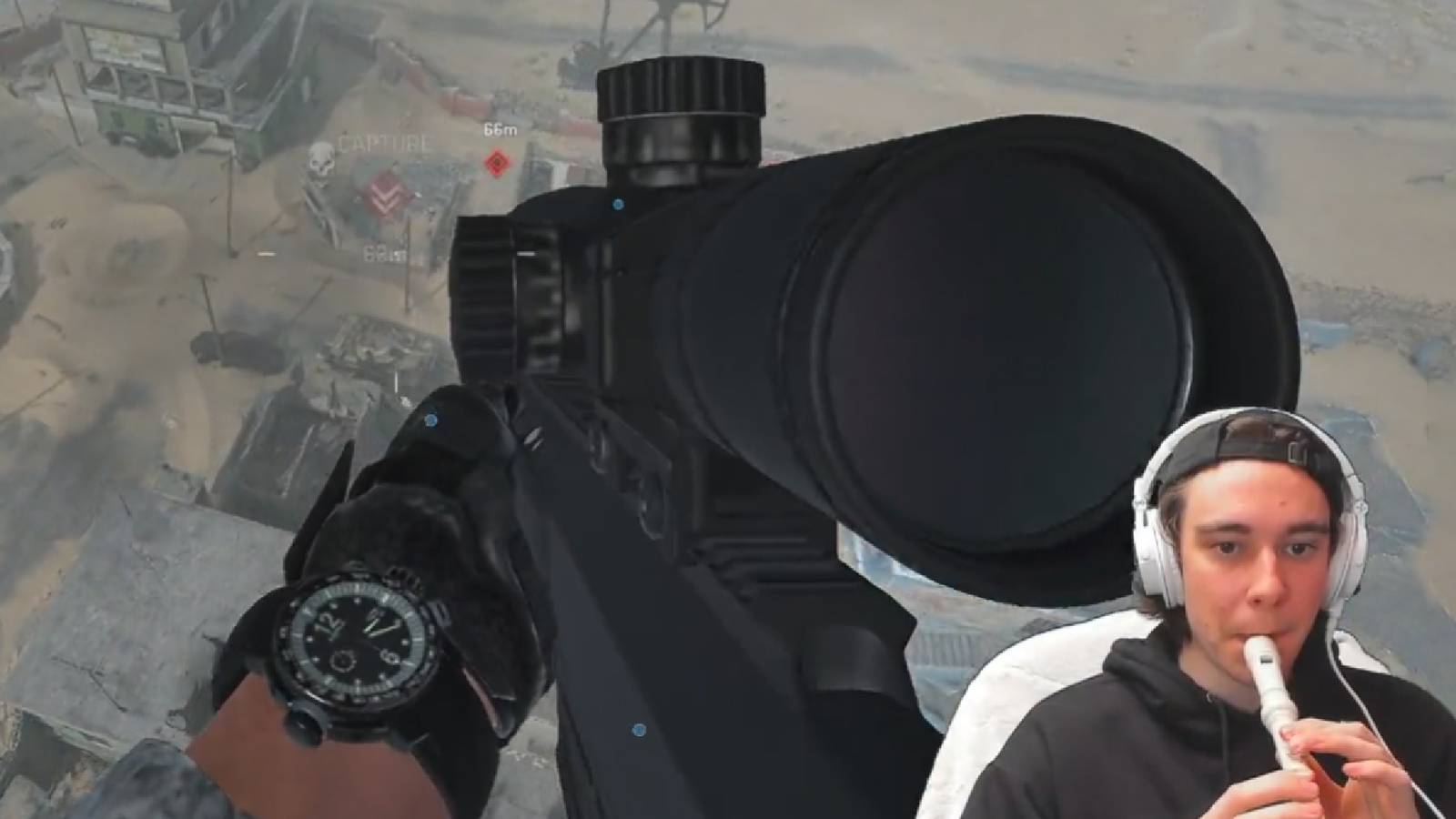 Call Of Duty Streamer Pulls Of Impossible Recorder Trick Shot