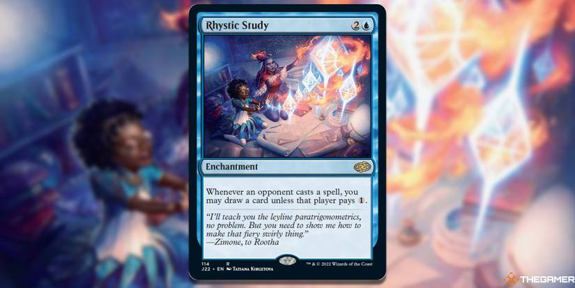 MTG's Jumpstart 2022 Finally Introduces New Rhystic Study Art