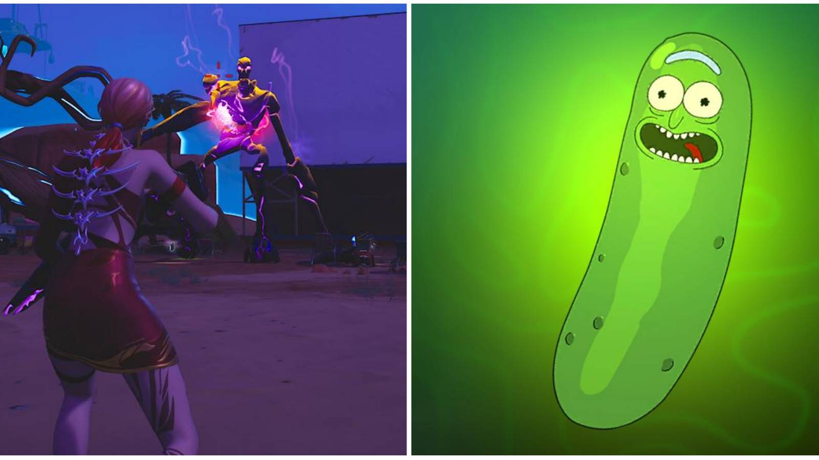 How To Get The Pickle Rick Back Bling In Fortnite