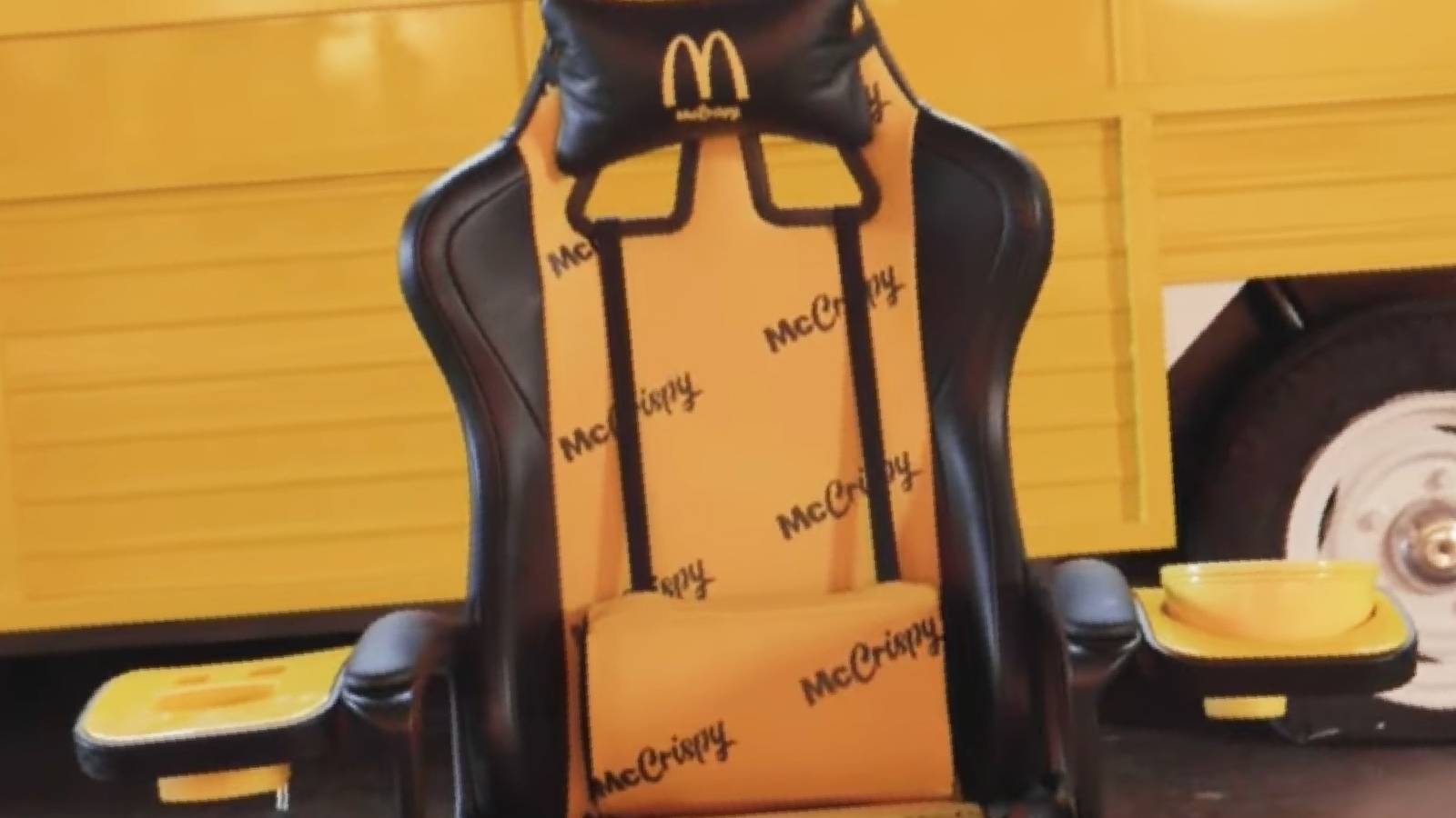 McDonald's Is Giving Away A Gaming Chair With A Built-In Burger Warmer
