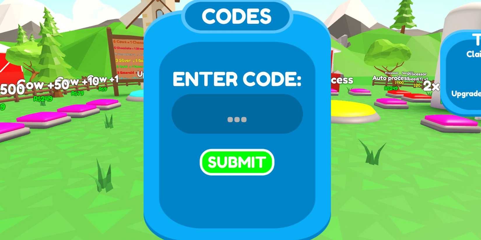 Milk Tycoon Codes - Roblox