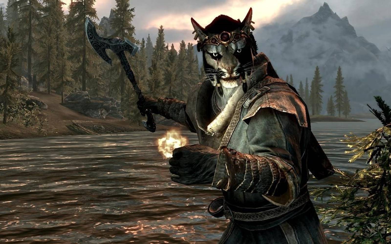 Señor Vampiro Khajiit De Skyrim