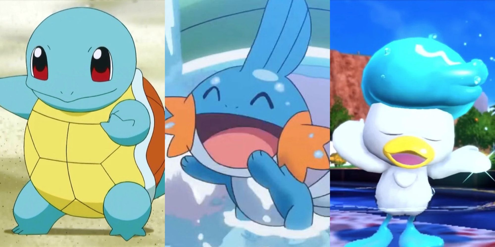 Every Water-Type Starter In Pokemon, Ranked