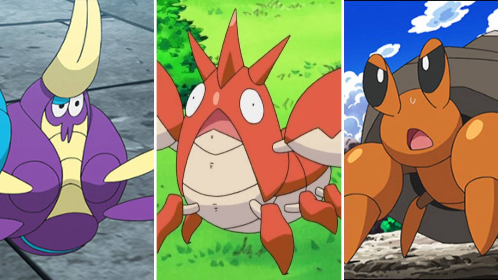 Pokemon: Every Crab And Lobster Pokemon, Ranked