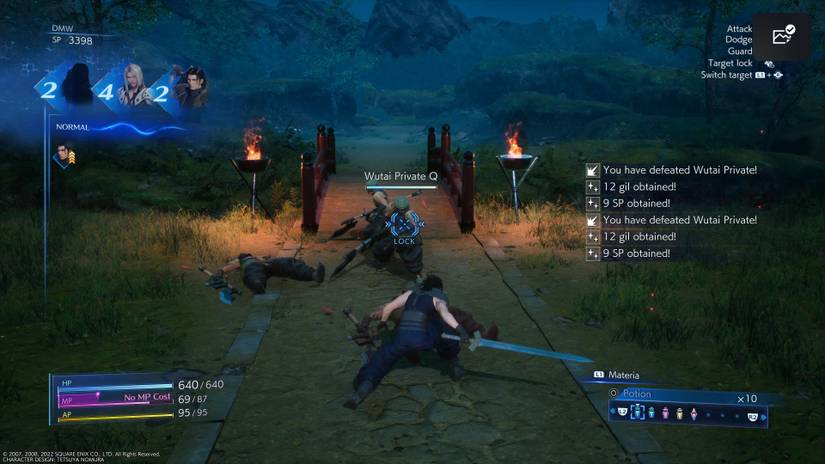 Chapter 1 Guide For Crisis Core: Final Fantasy VII Reunion