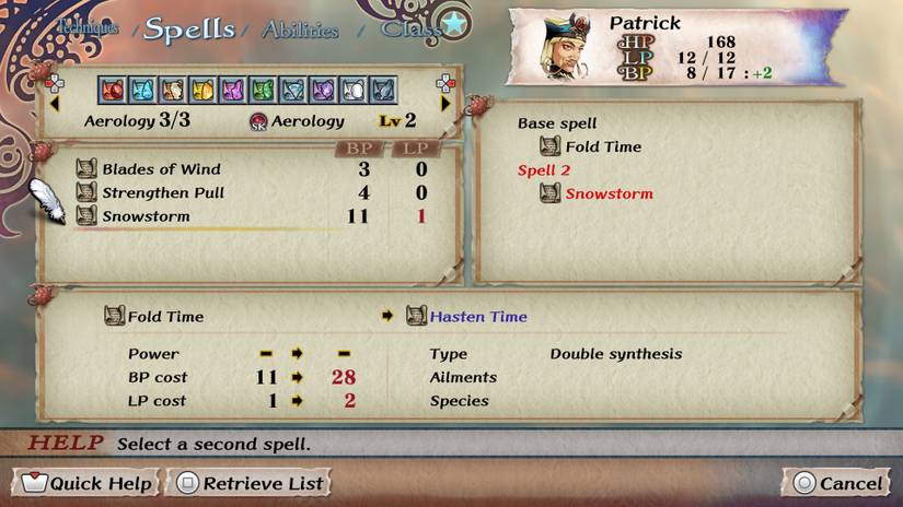 All Spell Locations And Synthesis Spells In Romancing SaGa: Minstrel Song
