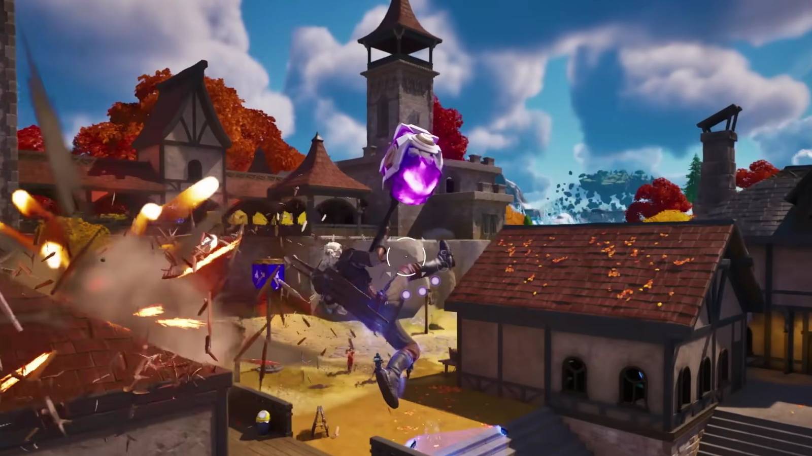 Fortnite Player Gets Incredible Kill With Shockwave Hammer And Debris