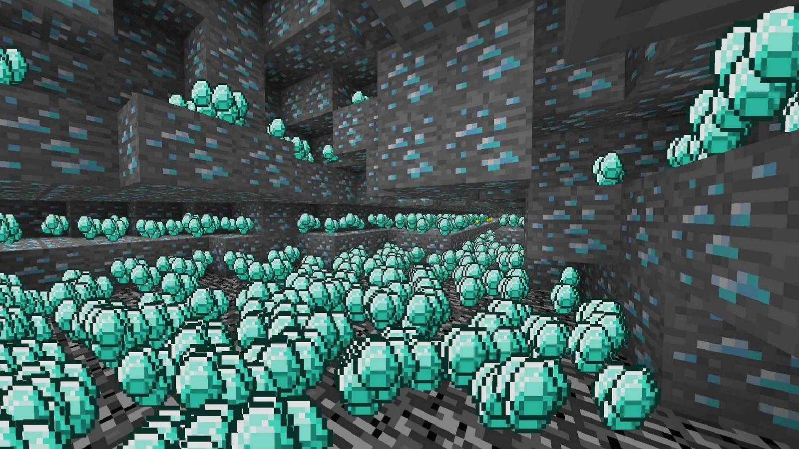 Minecraft Player Finds 20 Vein Of Diamonds, Sparks Debate About World ...