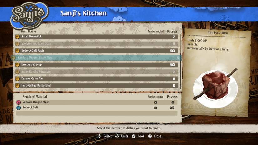 How To Cook Every Meal In One Piece Odyssey