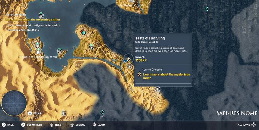 Where To Find Every Ritual Site For The Taste Of Her Sting Quest In ...