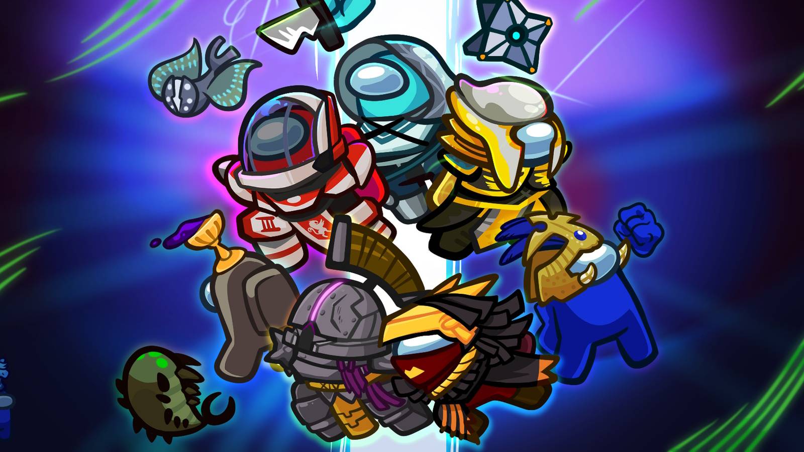 Destiny 2 Gets Among Us Collab And Crossover Art To Celebrate Lightfall ...