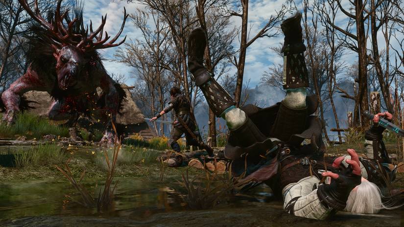 How To Defeat The Fiend In Return To Crookback Bog In The Witcher 3