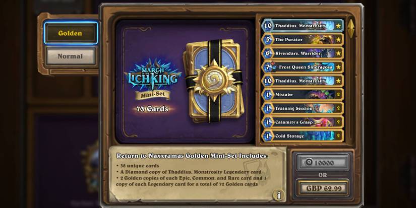 How To Get Return To Naxxramas Cards In Hearthstone