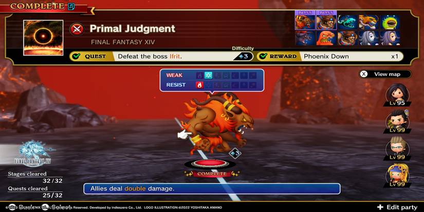 How Many Final Fantasy 14 Stages Are In Theatrhythm: Final Bar Line?