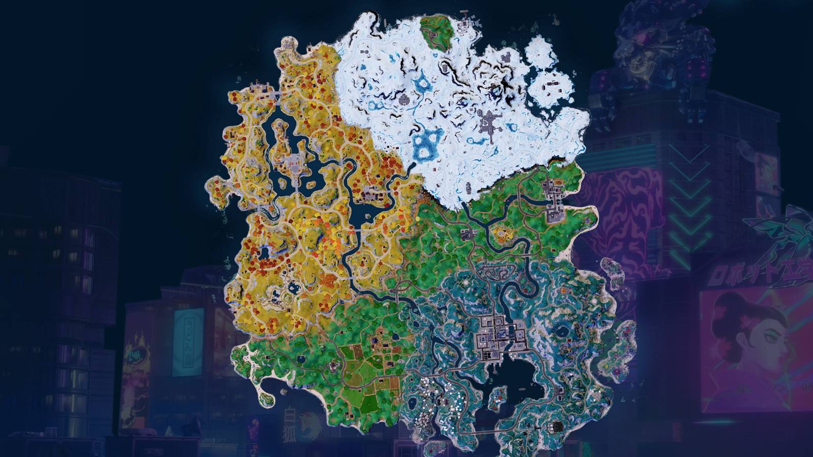Fortnite Chapter 4 Season 2 Map Revealed