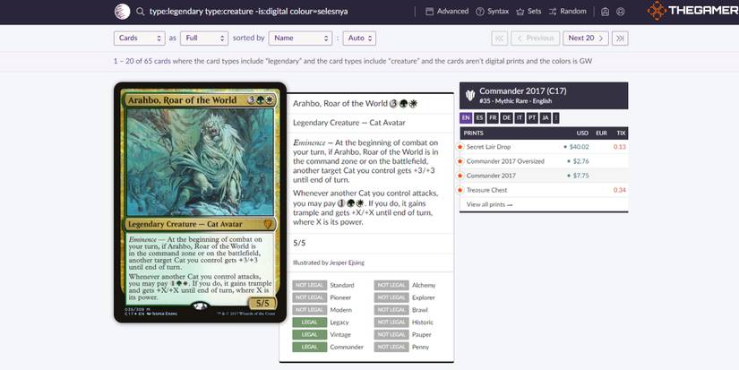 A Complete Guide To Using Scryfall – MTG