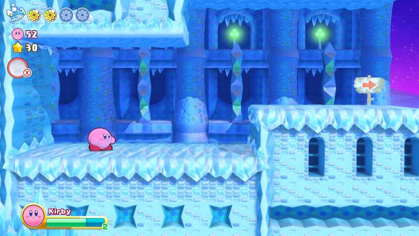 kirby ice level