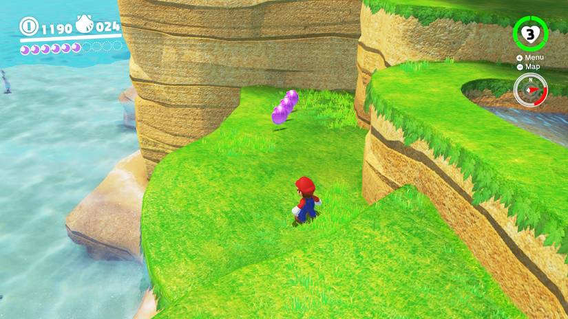 How To Find Every Seaside Kingdom Purple Coin In Super Mario Odyssey
