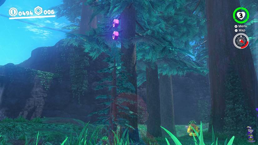 Where To Find Every Wooded Kingdom Purple Coin In Super Mario Odyssey