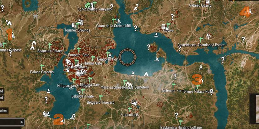 How To Find Every Place Of Power In The Witcher 3