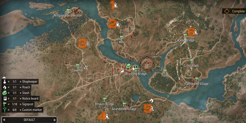 How To Find Every Place Of Power In The Witcher 3