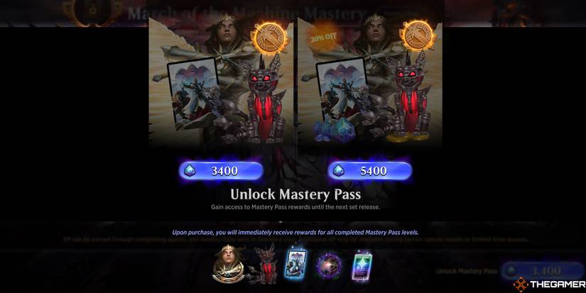 Everything In The March Of The Machine Mastery Pass For MTG Arena