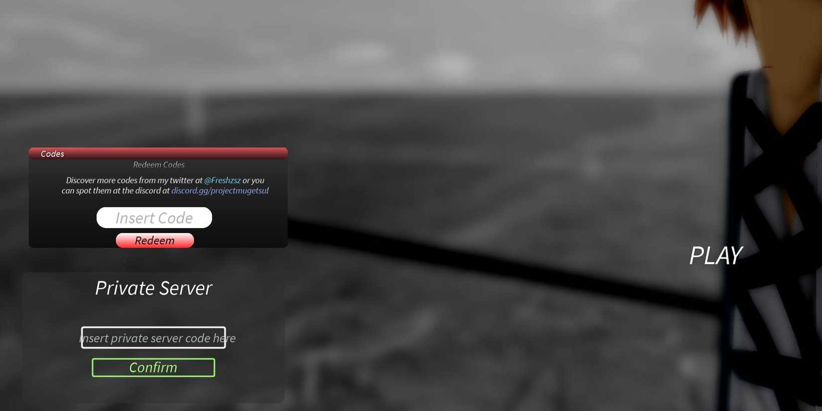 Project Mugetsu Codes - Roblox