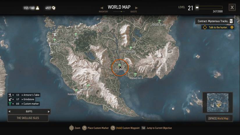 Where To Start Contract: Skellige's Most Wanted In The Witcher 3