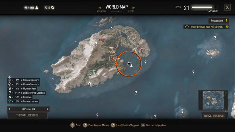 How To Complete Treasure Hunt: Not Only Eagles Dare In The Witcher 3
