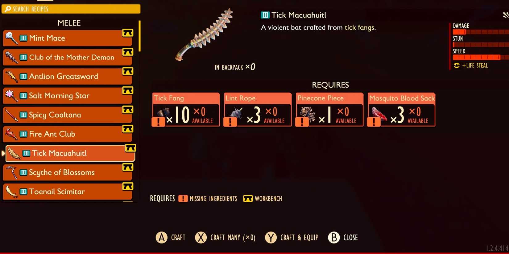 The Best Weapons In Grounded