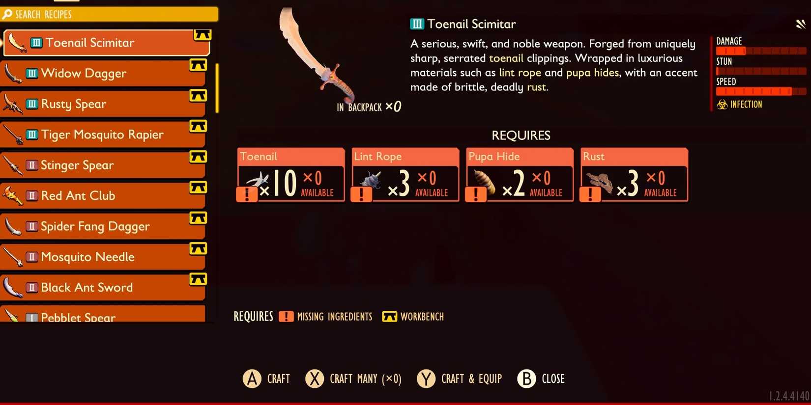 The Best Weapons In Grounded