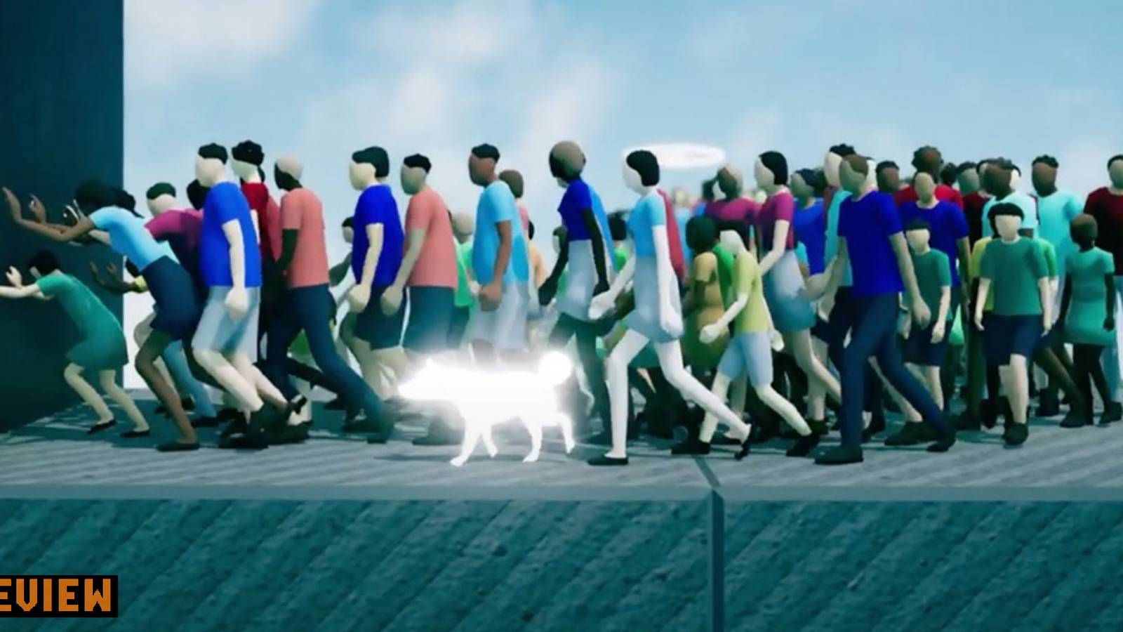 Humanity Review - Great Puzzler, Mid Story, Bad Dog