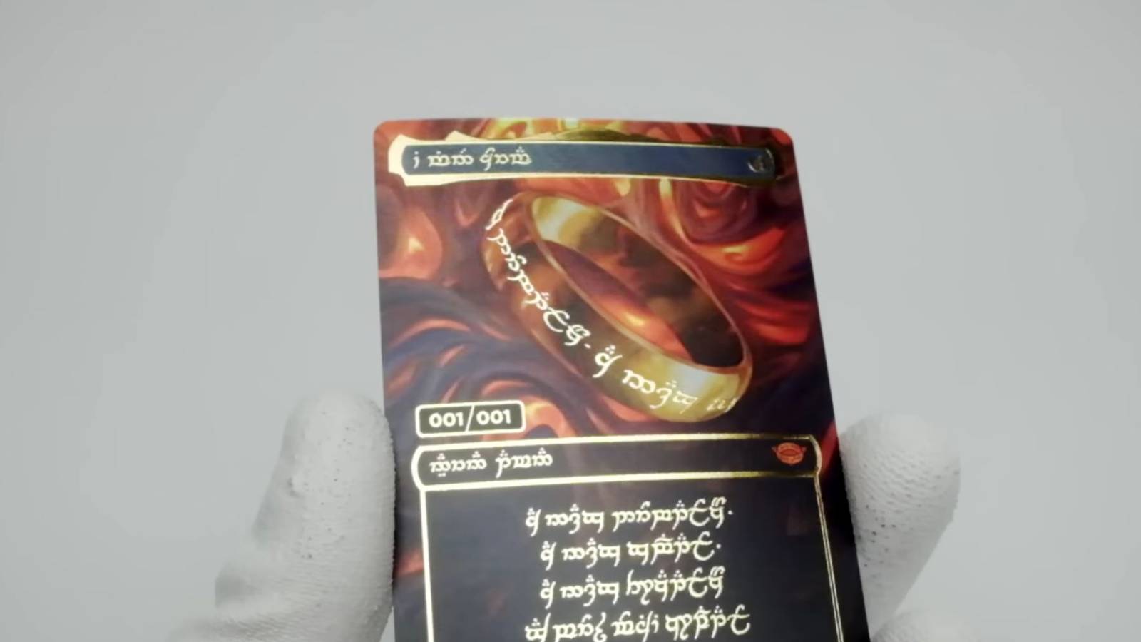 MTG's Unique The One Ring Card Already Looks Pringled