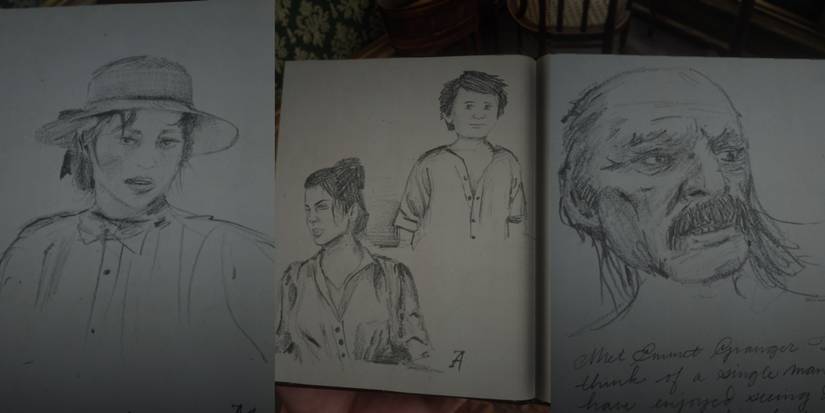 The Best Drawings In Arthur's Journal In RDR2