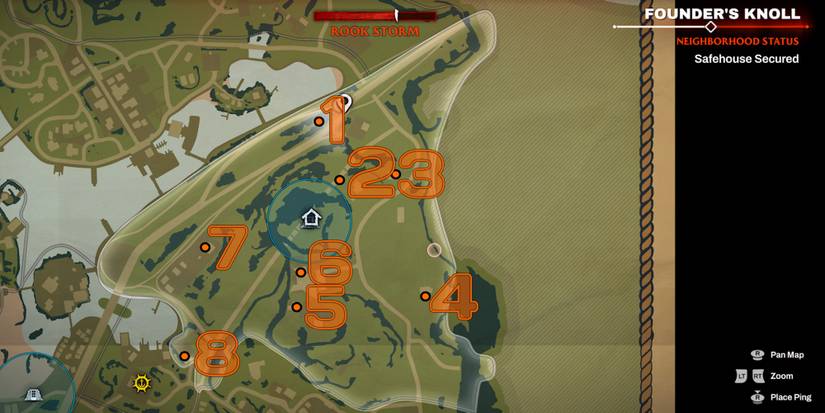 All Grave Lock Locations On The Burial Point Map In Redfall