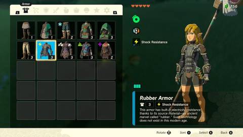 How To Find The Rubber Armor Set In Tears Of The Kingdom