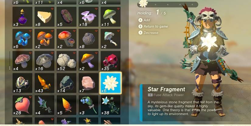 10 Most Useful And Valuable Items In Zelda: Tears Of The Kingdom