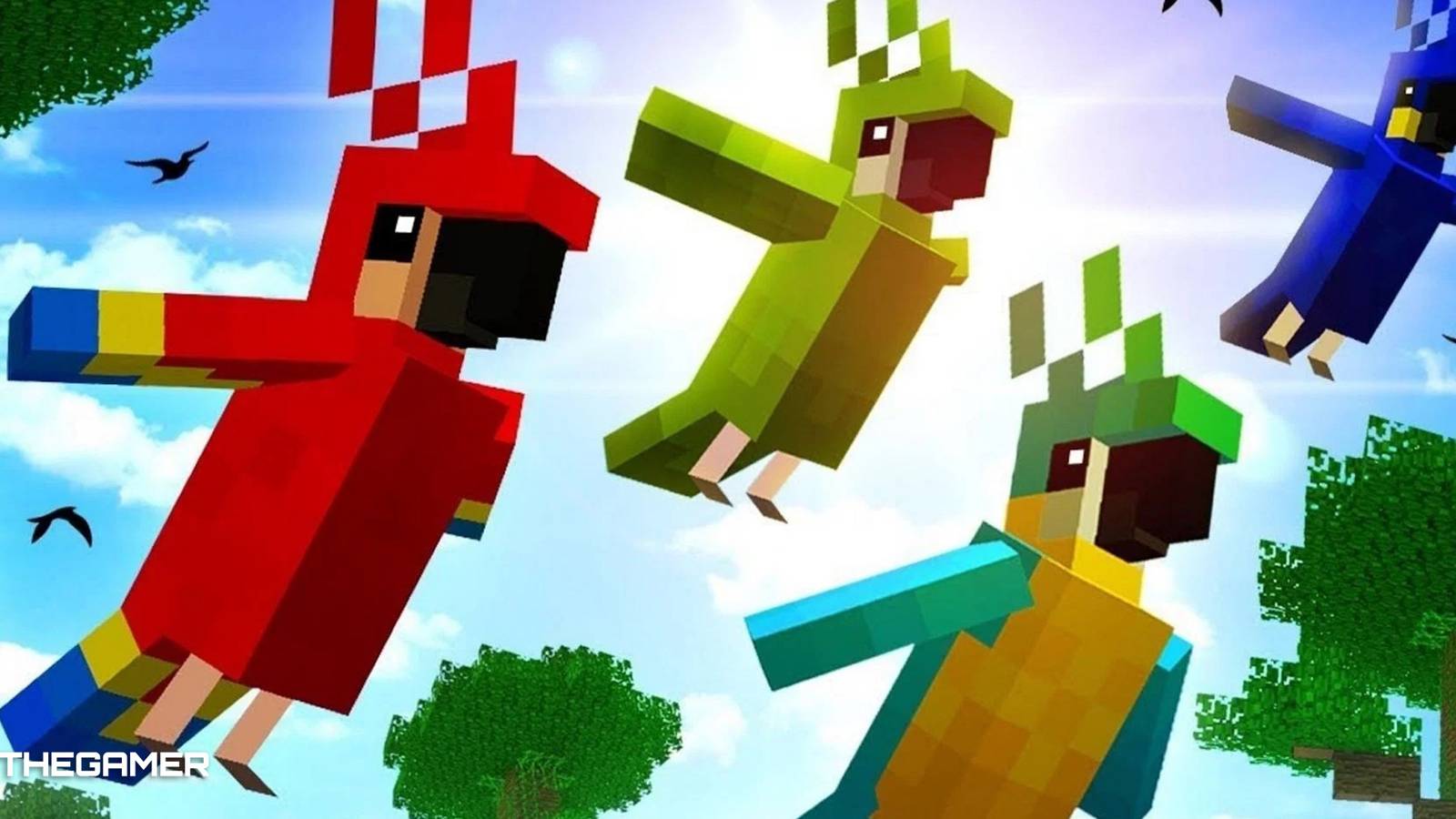 How To Breed And Tame Parrots In Minecraft