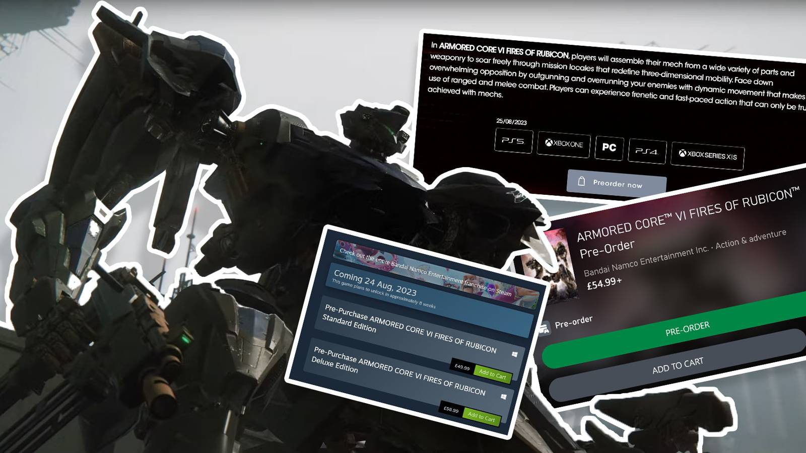 Armored Core 6: Fires Of Rubicon Pre-Order Guide