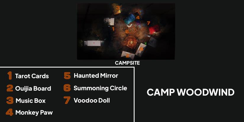 Every Cursed Item Location In Phasmophobia