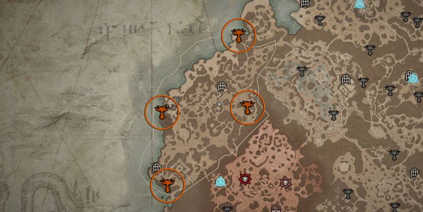 Altars Of Lilith Locations In Dry Steppes - Diablo 4